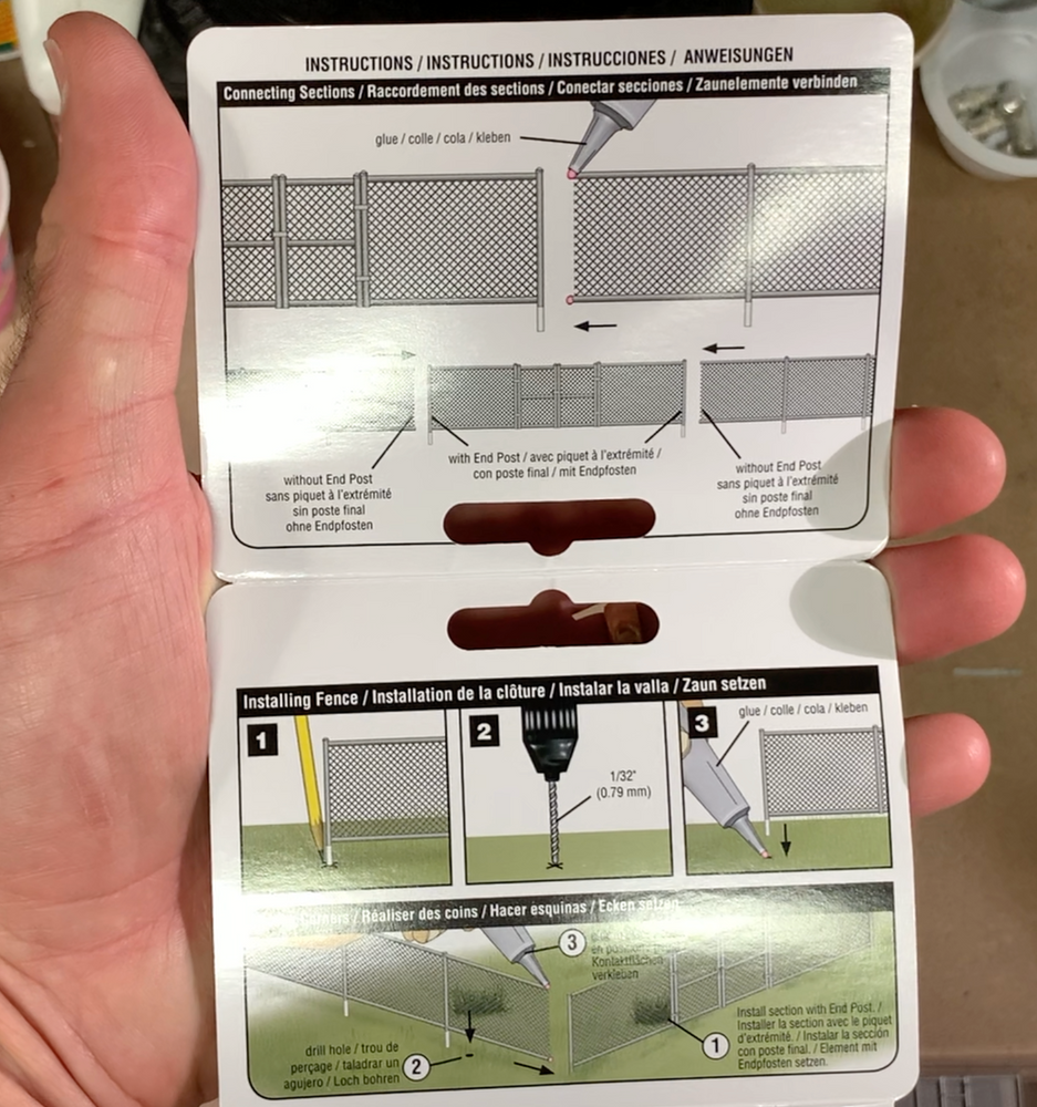 Woodland Scenics N Scale Chain Link Fence Kit
