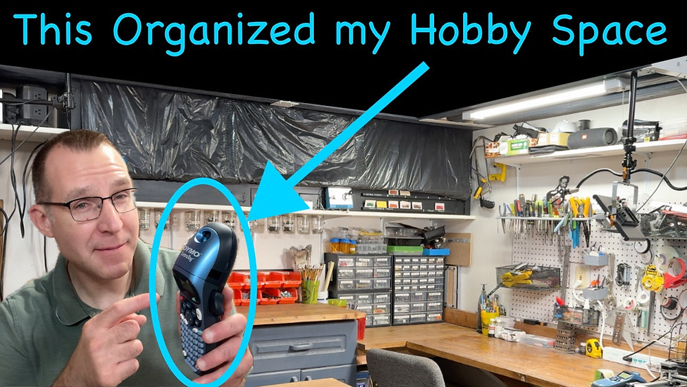 Get Your Hobby Area Organized with a Label Maker!