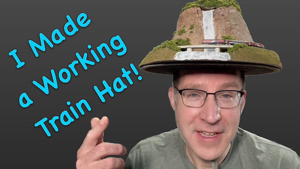 I Built a Working Train Hat!