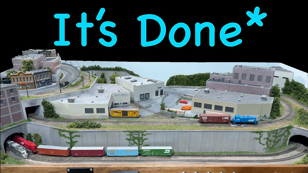 The 2'x4' N Scale Layout is Done