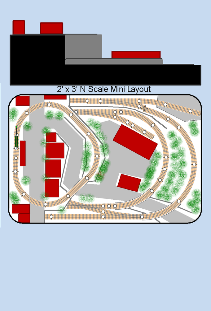 2' x 3' N Scale Mini Layout