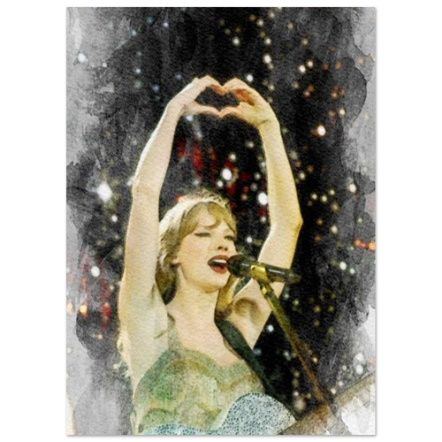 Taylor swift Classic Semi-Glossy Paper Poster | Retrorecordartistry
