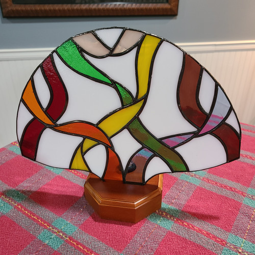 Ribbon Fan Light | Stained glass | 2Bs Art Glass | Pennsylvania
