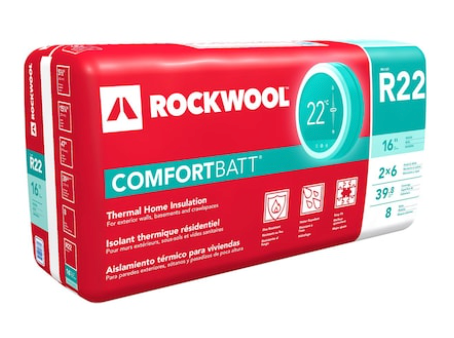 Rockwool Comfortbatt R22 16 inch O.C. For 2x6 Wood Studs | L ...