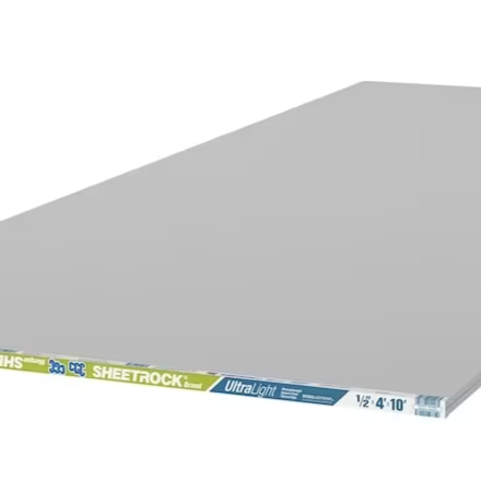 Drywall Panel 1/2 in. x 4 ft. x 8 ft. | L&BBuildingSuppliers