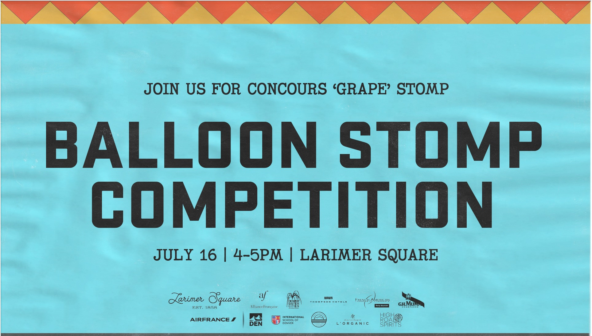 A TASTE OF FRANCE - CONCOURS "GRAPE STOMP": Balloon Stomp Competition ...