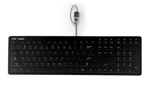 TypeShield RealKeys Wireless Rechargeable Keyboard | TypeShield