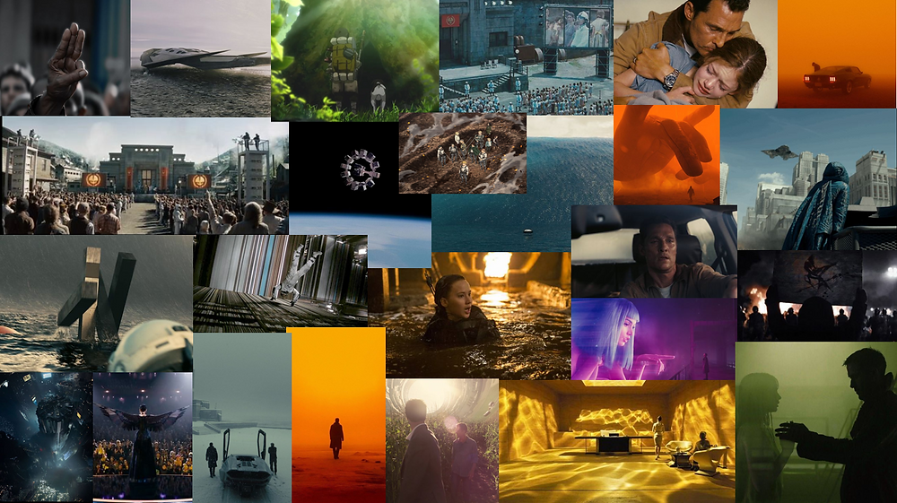 Dystopian/Sci-fi Mood Board