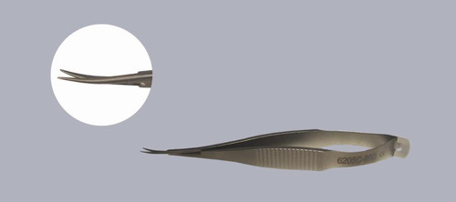 Mcpherson-Vannas Curved Iris Scissors, Stainless Steel | Katalyst Surgical