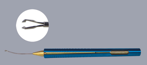 ISOCLEAN™ MICS Capsulorhexis Forceps, Cystotome Teeth | Katalyst Surgical