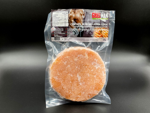 Chicken Burger Ultra Lean, 200gr | GrillMan