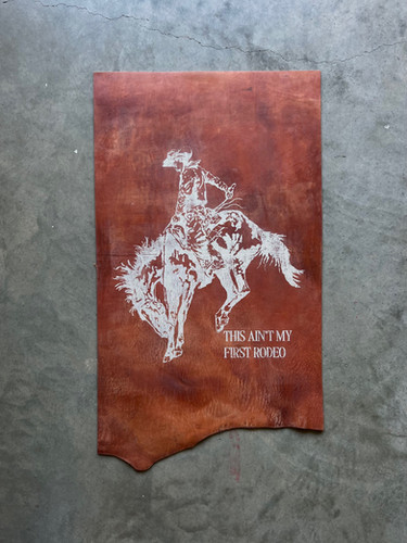 RODEO LEATHER FLAG | POINTER AND PINE