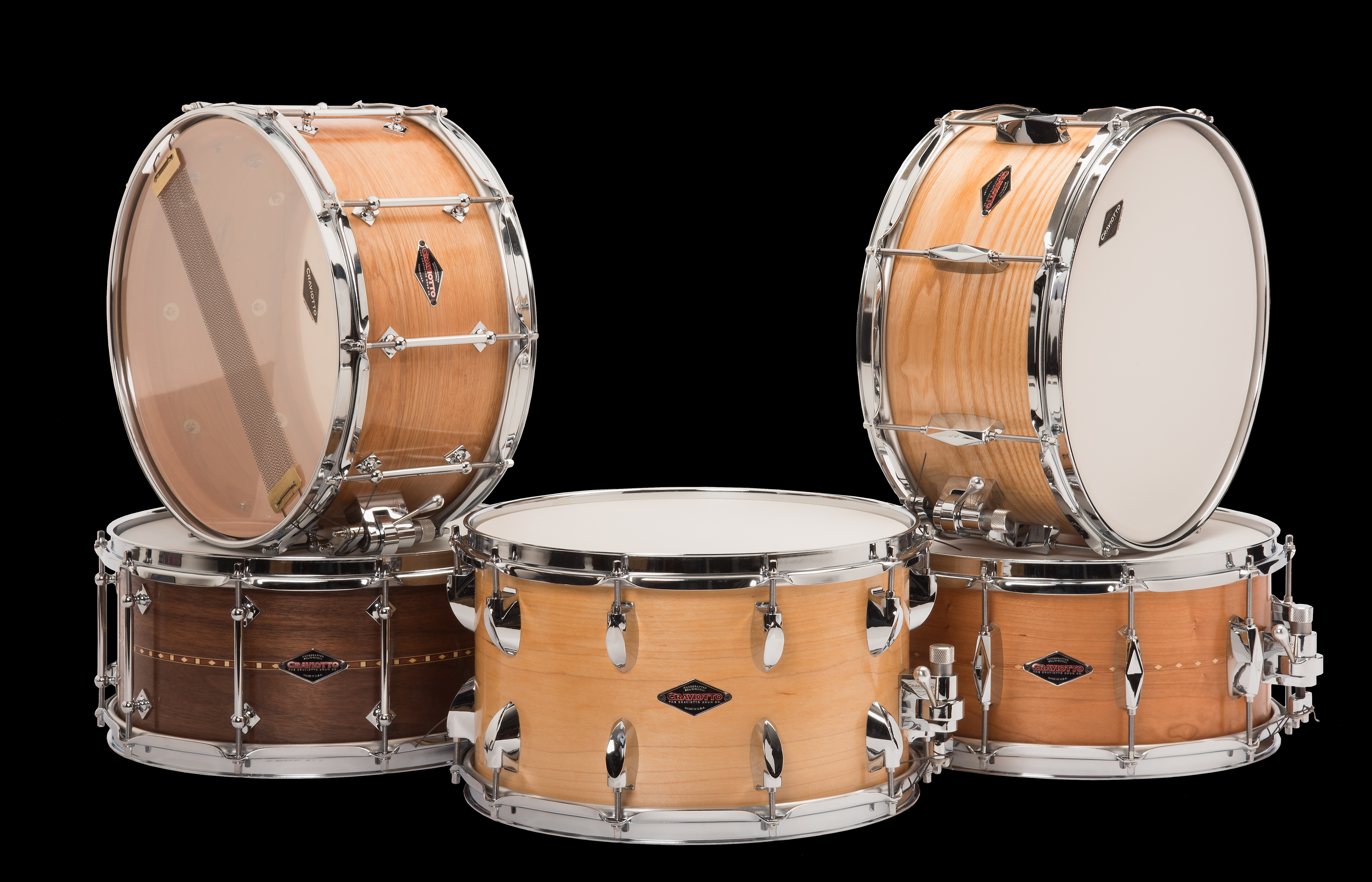 Solid Shell Drums | Craviotto Drum Company | United States