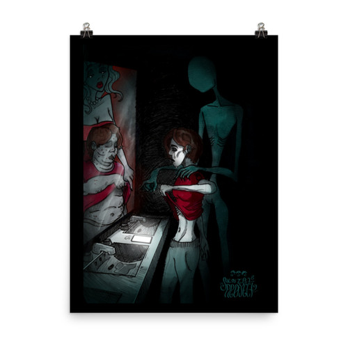 False Mirror BDD Drawing (Body Dysmorphia Disorder) | The Mental Project