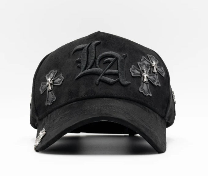 LA CHROME BLACK IN BLACK SILVER 31 HATS | Luxury Hats
