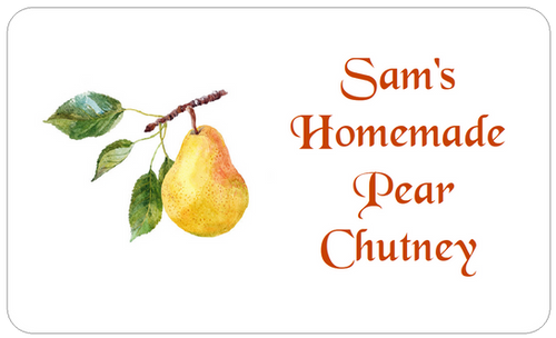 The Little Label Company Personalised Pickles and Chutney Labels