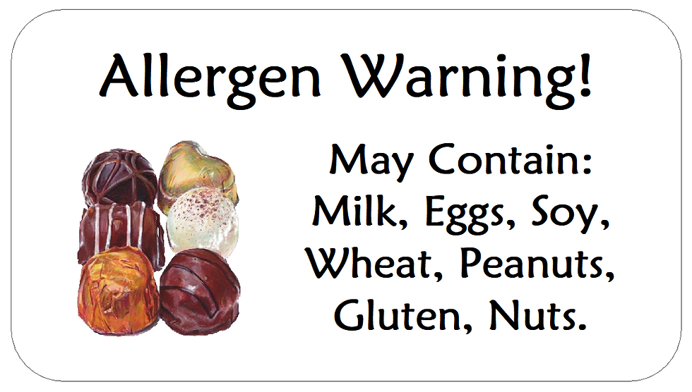 The Little Label Company Allergen and Ingredient Labels | MINI ALLERGEN ...