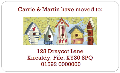 The Little Label Company Personalised New Home & Address Labels