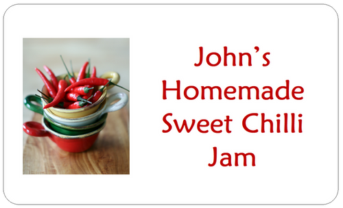 The Little Label Company Personalised Pickles and Chutney Labels
