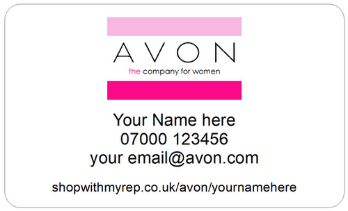 AVON STICKERS | Personalised Reps Labels | The Company for Women | TLLC
