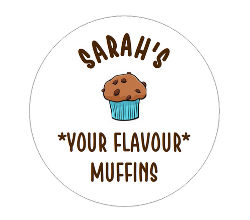 24 x HOME BAKING LABELS | Muffins | TLLC