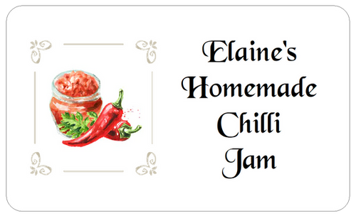 The Little Label Company Personalised Pickles and Chutney Labels