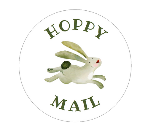 Hoppy Mail Stickers | Easter Gift Labels | TLLC