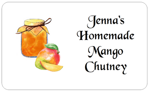 The Little Label Company Personalised Pickles and Chutney Labels