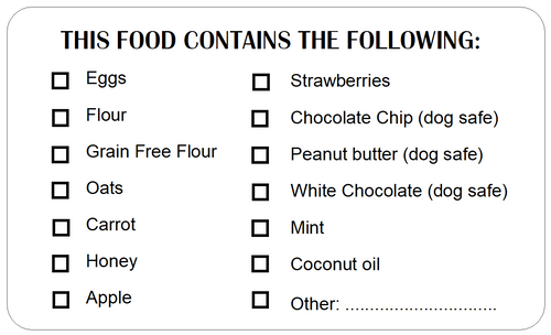 The Little Label Company Personalised Pet Product Labels