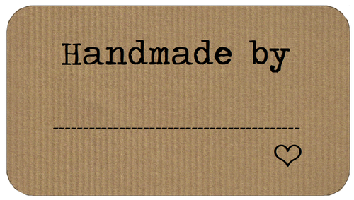 The Little Label Company Personalised Handmade by… Sellers Product Labels