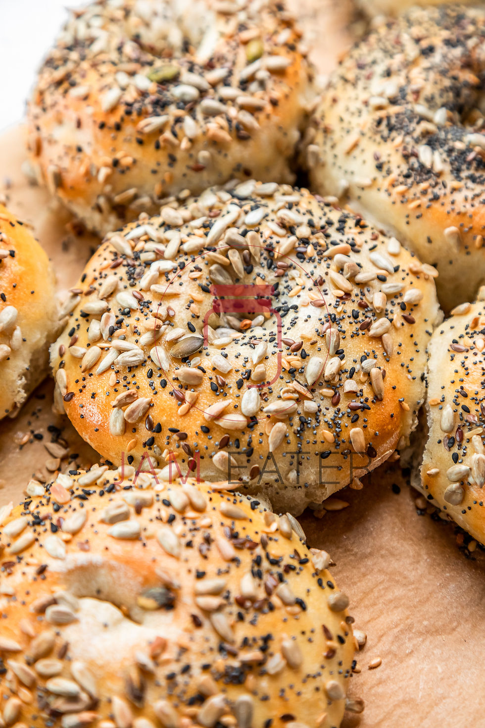 Easy Seeded Bagels | Jam Eater