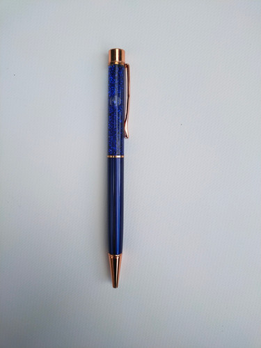 Black Ink Pen - Blue Sparkle | Little Red House