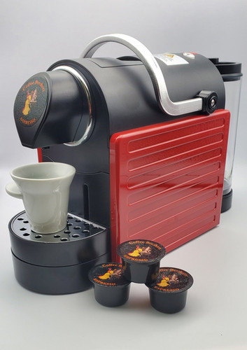 Espresso Capsule Machine - Red | Coffeebrothers