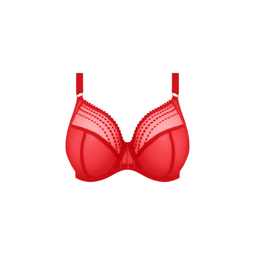 Elomi Matilda Plunge Bra - Haute Red | shop.trousseau.com