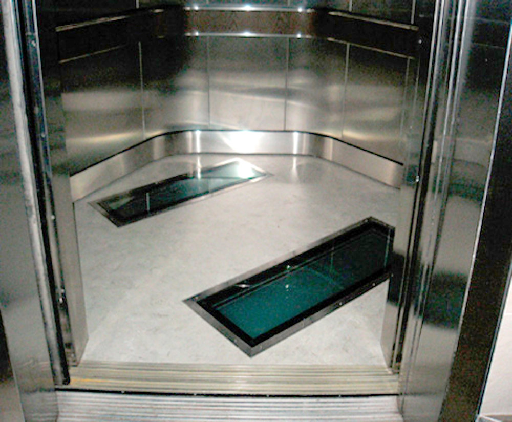 Switchable Glass Elevator Floors