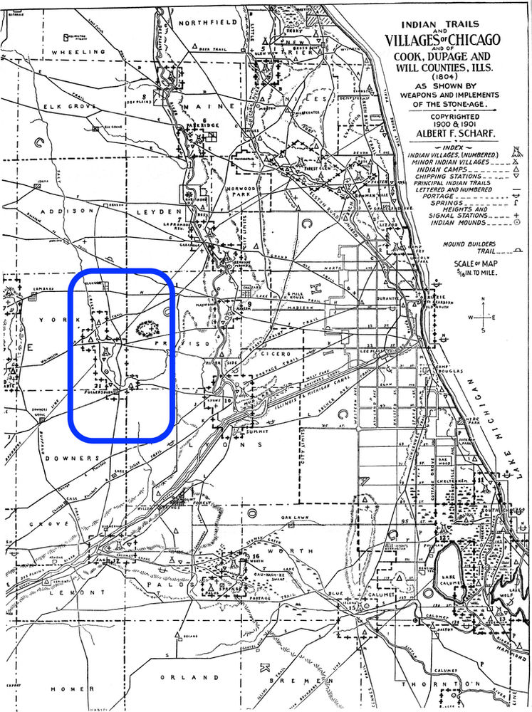 Mapping the Native American Village of Sauganakka (Fullersburg)