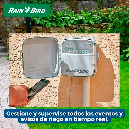 CONTROLADOR INTELIGENTE RC2 RAINBIRD 8 ZONAS | Riegos Pigüe
