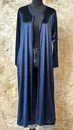Déshabillé vintage bleu nuit | Soultrainbox
