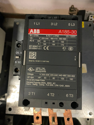 ABB A185-30 Pre Owned Contactor | Ztechnique Shop