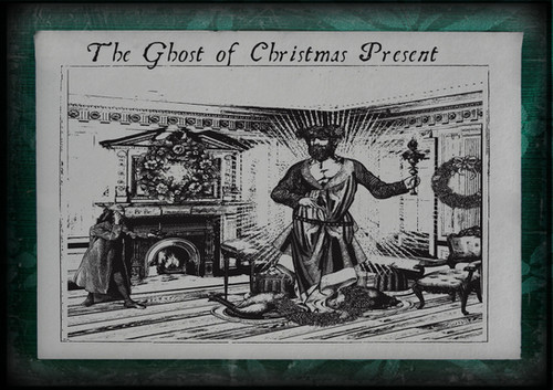 A Christmas Carol Greeting Card. Ghost of Christmas Present (5"x7 ...