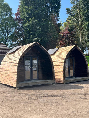 4m Glamping Pod Solar Power | Cosy Pods Glamping