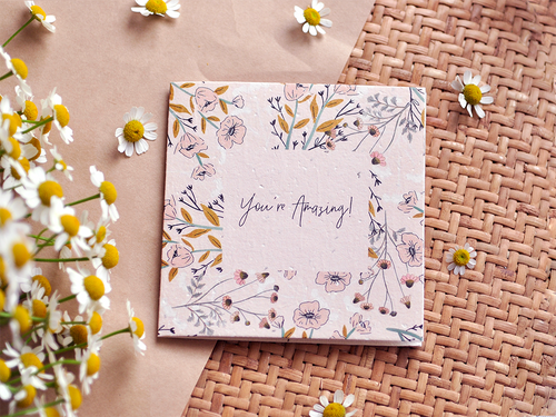 You're Amazing! Plantable Gift Card | NurturingNatureCards