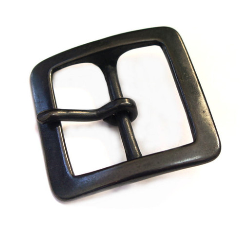 40mm Square Buckle [ Matte Black - Single & Double prong ]