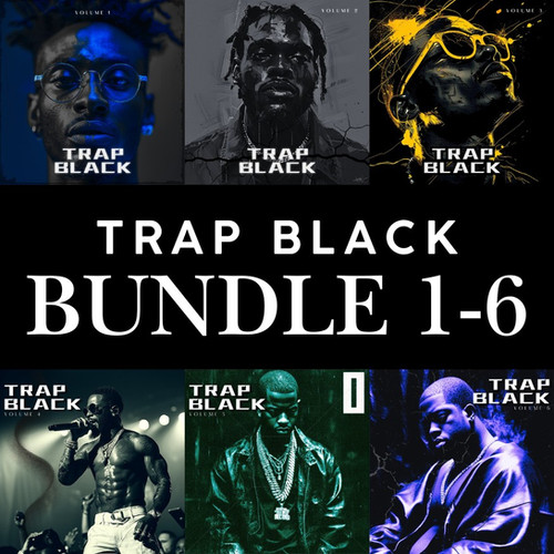 Trap Black Complete Bundle Volumes 1-6 Trap Samples Loops Drum Kits ...