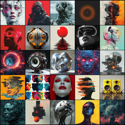 Techno House Album Covers Collection Vol. 1 | Ultra Samples Audio