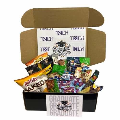 Healthy "Congrats Grad!" Snack Box | TECH Snack Box