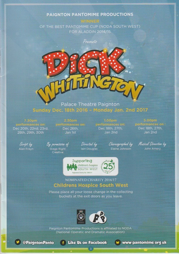 Programme Archive | paignton-pantomime