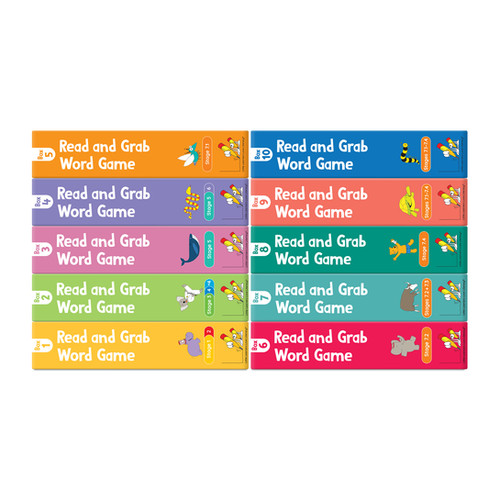 Read and Grab Word Game Set: Games 1-10 | Liz Kane Literacy