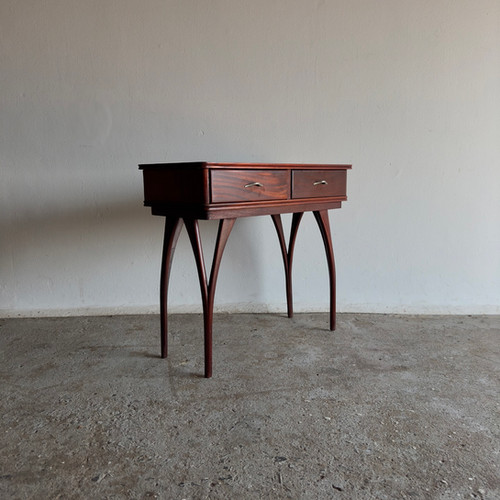 Mid-Century wishbone two drawer entrance hall / dressing table | Klassiek