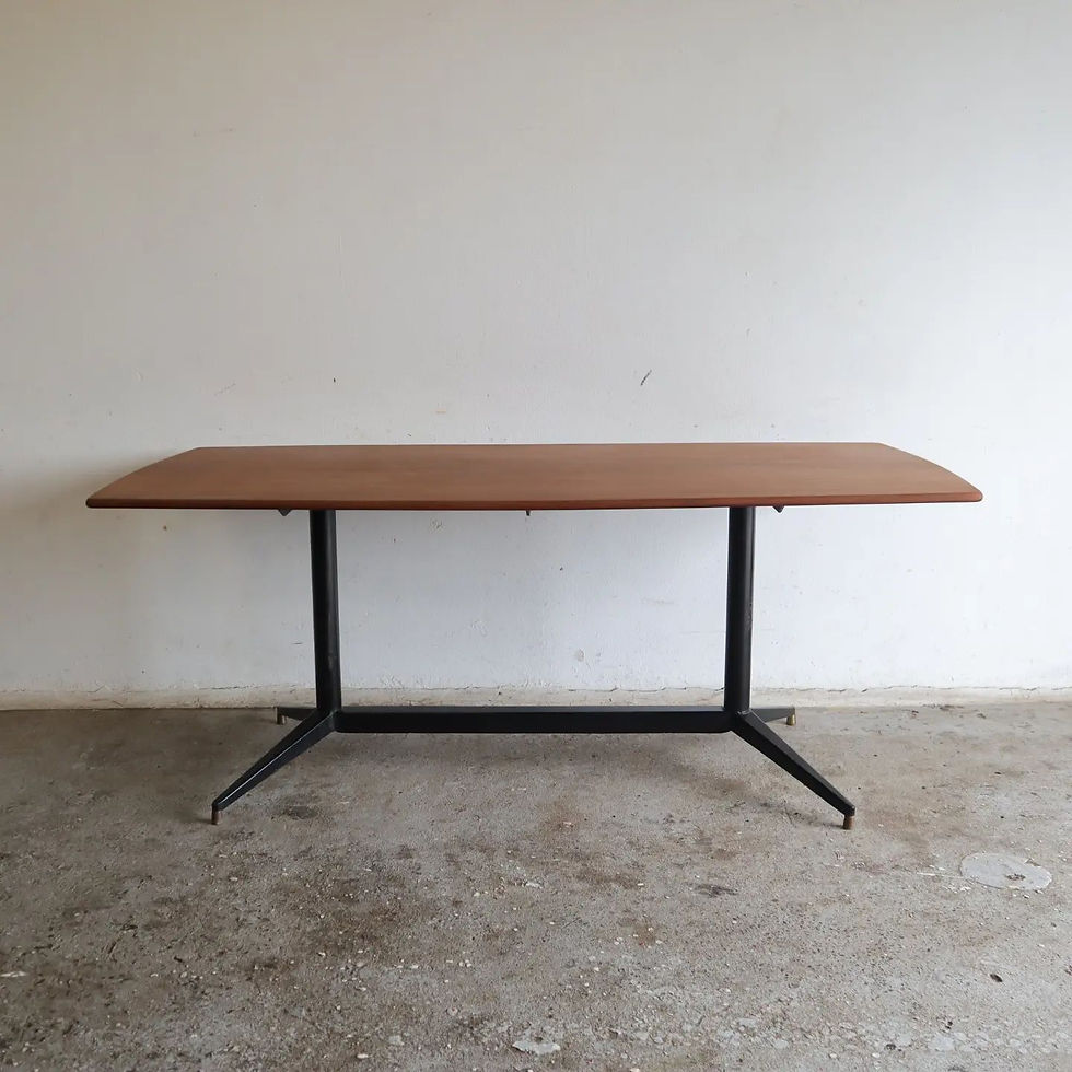 Mid-Century mahogany DS Vorster dining room table | Klassiek